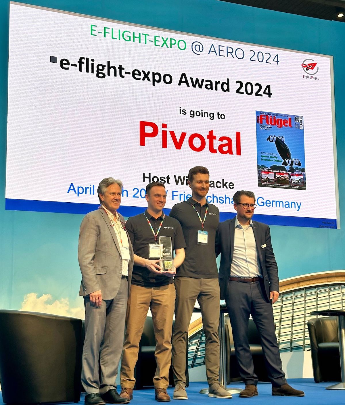 Pivotal Receives e-Flight Award at AERO Friedrichshafen - Advanced Air ...