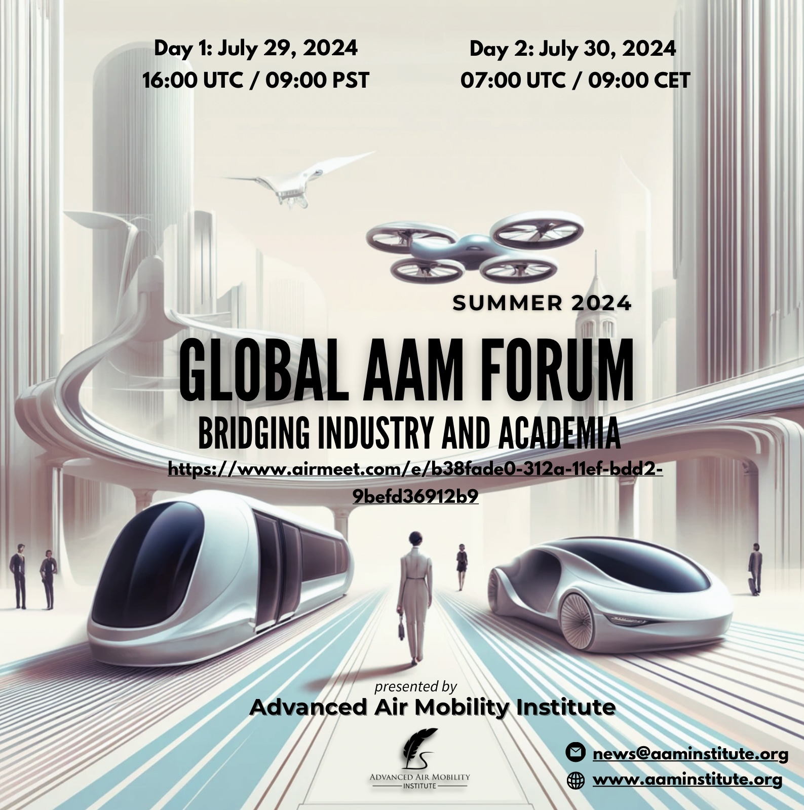 Details Revealed Ahead of Advanced Air Mobility Institute 2024 Summer ...